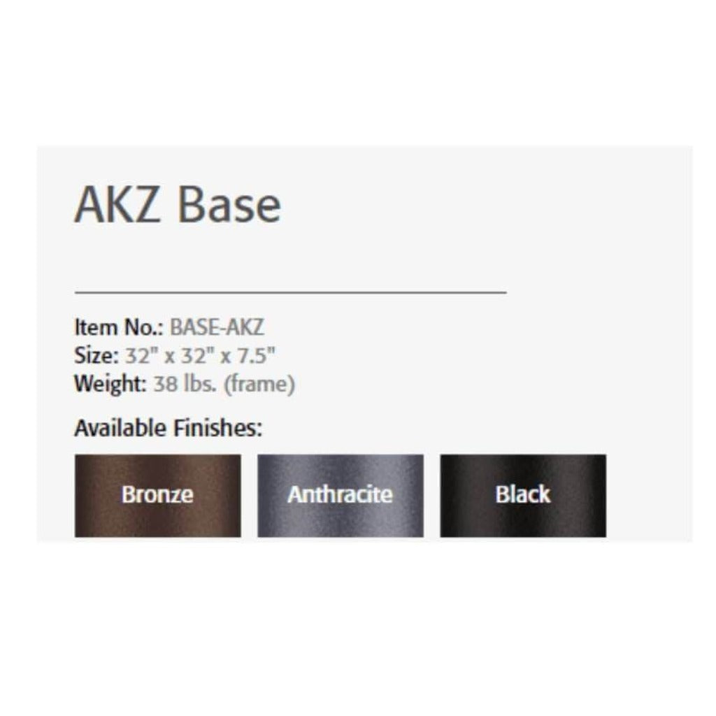 AKZ Base for 10' Cantilever Umbrellas - Available in Brown & Black ...